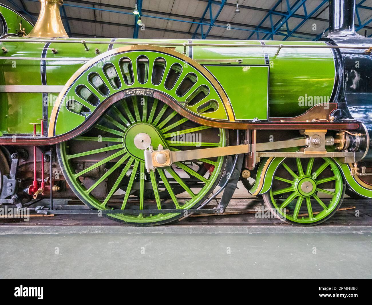 General image inside the National Railway Museum in York seen here ...