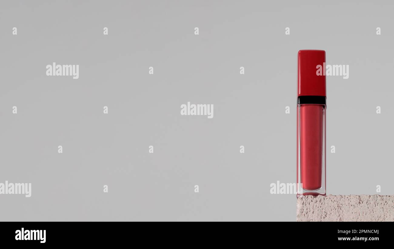Moisturizing red lip balm hi-res stock photography and images - Alamy