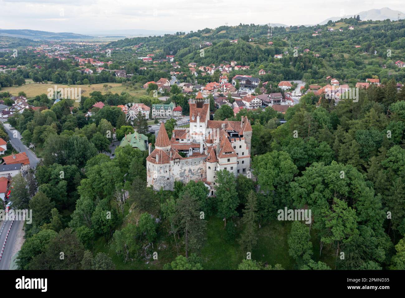 The Dracula Castle of Bran in Romania Stock Photo - Alamy
