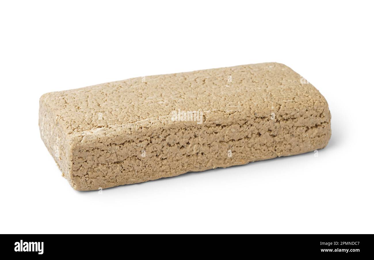 Sweet halva isolated on white background Stock Photo - Alamy
