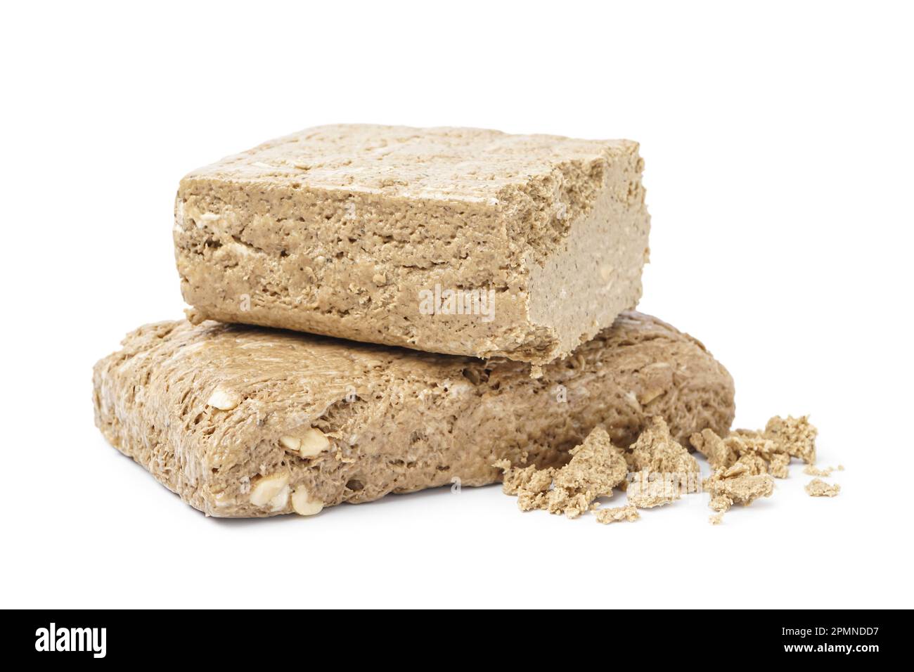 Delicious halva isolated on white background Stock Photo - Alamy