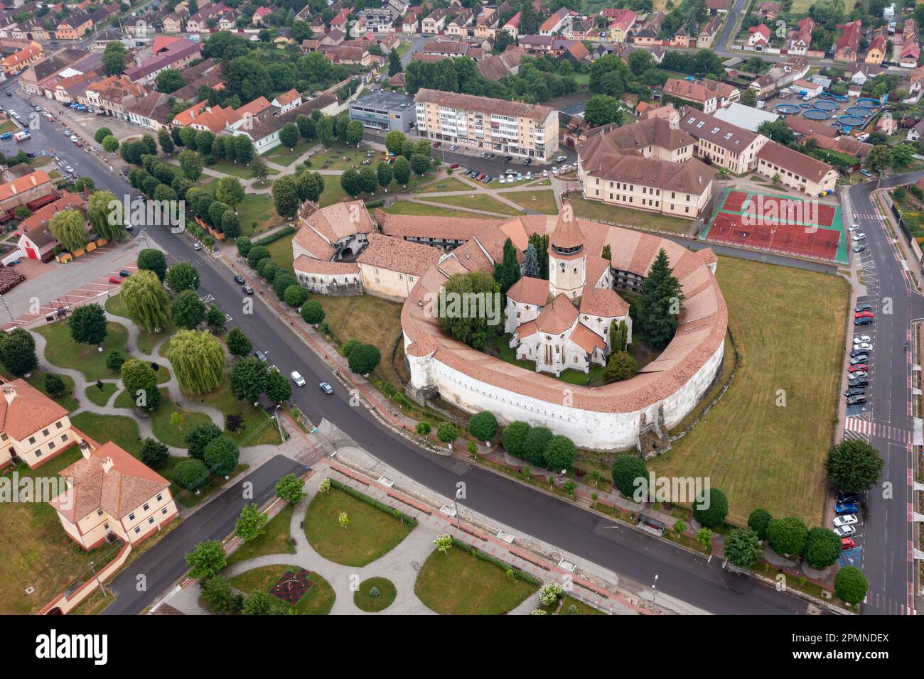 The fortified church of Prejmer in Romania Stock Photo - Alamy