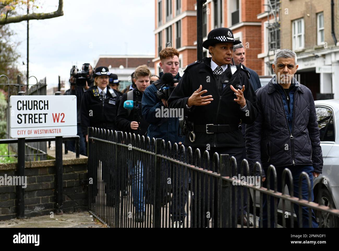 Mayor Of London Sadiq Khan And Metropolitan Police Commander Alison