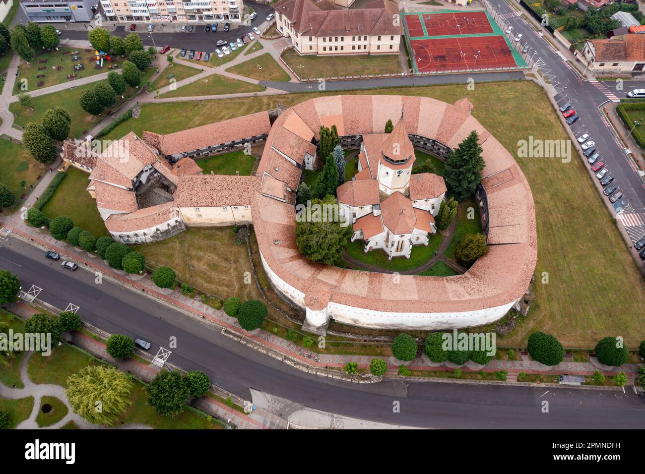The fortified church of Prejmer in Romania Stock Photo - Alamy
