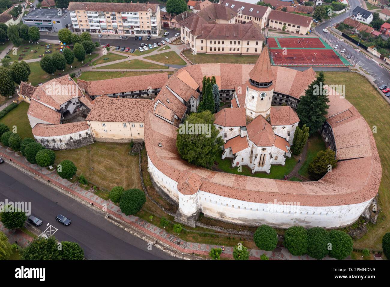 The fortified church of Prejmer in Romania Stock Photo - Alamy
