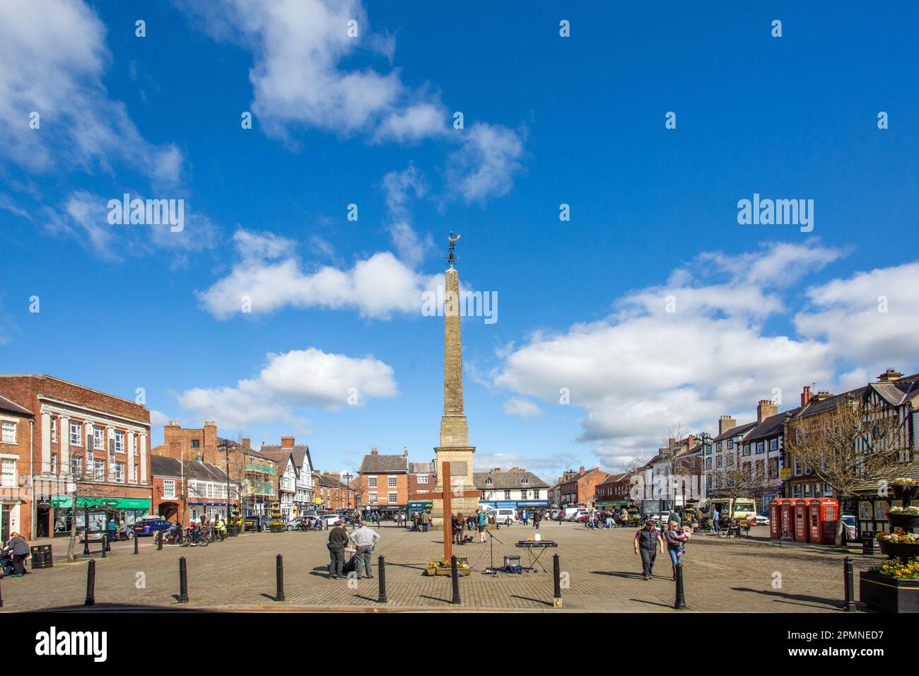 The obelisk in the market square Ripon North Yorkshire which was built ...