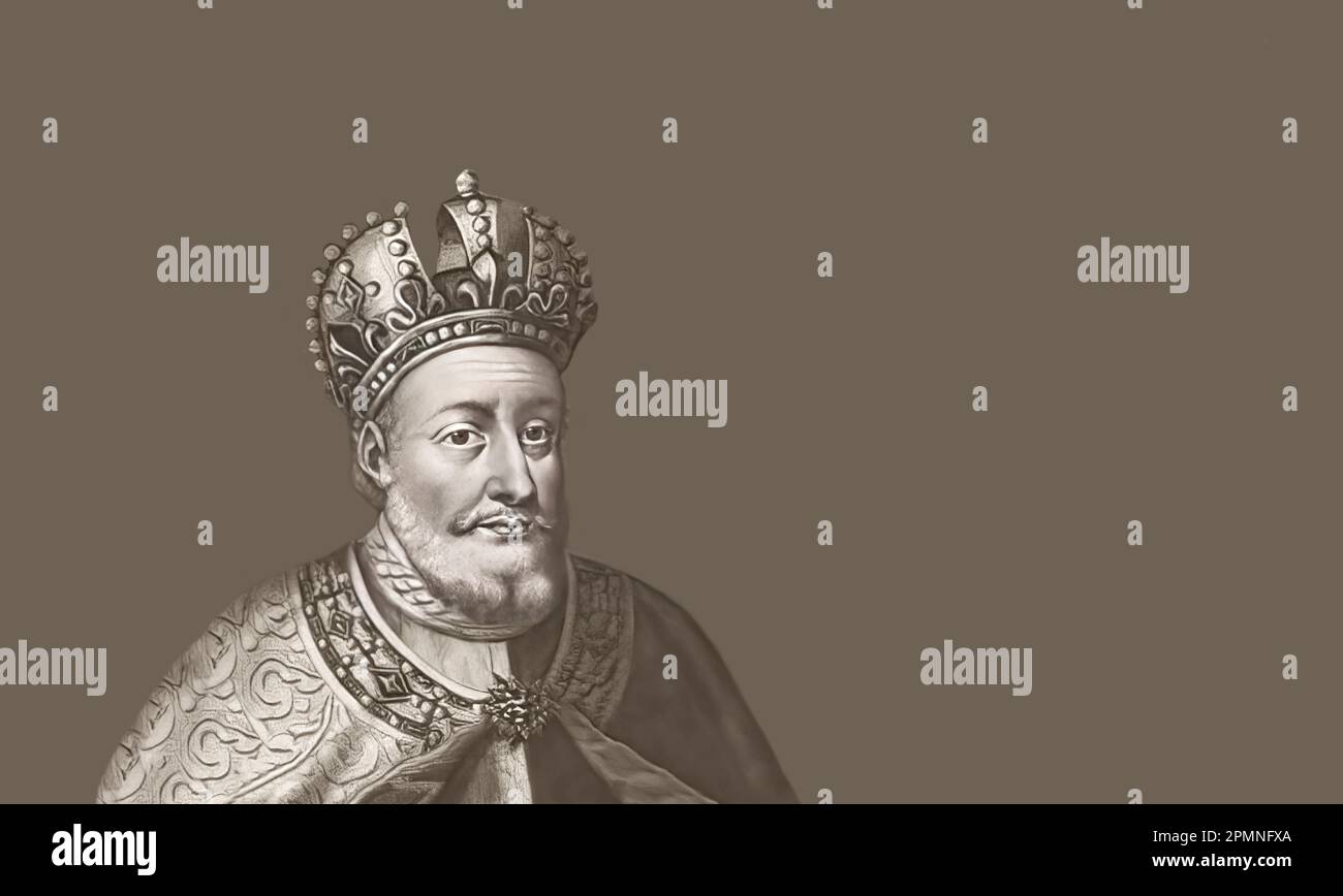 Charles the Bald, 823 – 877, emperor of the Carolingian Empire Stock ...