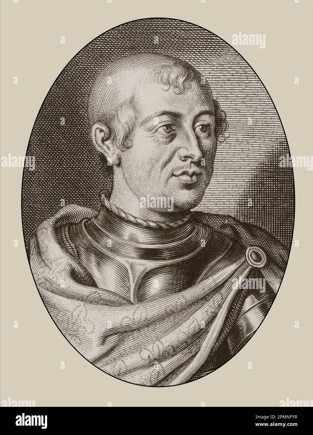 Charles the Bald, 823 – 877, emperor of the Carolingian Empire Stock ...