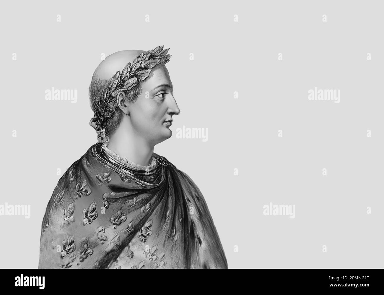 Charles the Bald, 823 – 877, emperor of the Carolingian Empire Stock ...