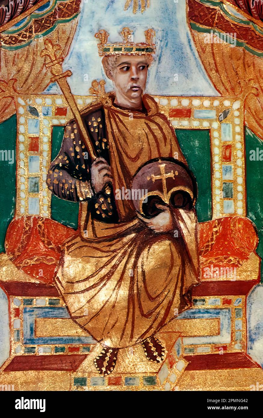 Charles the Bald, 823 – 877, emperor of the Carolingian Empire ...