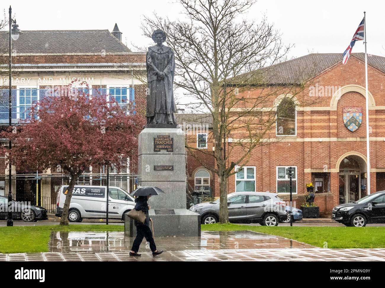 Grantham, Lincolnshire. 14th April 2023. The iron lady Margaret ...