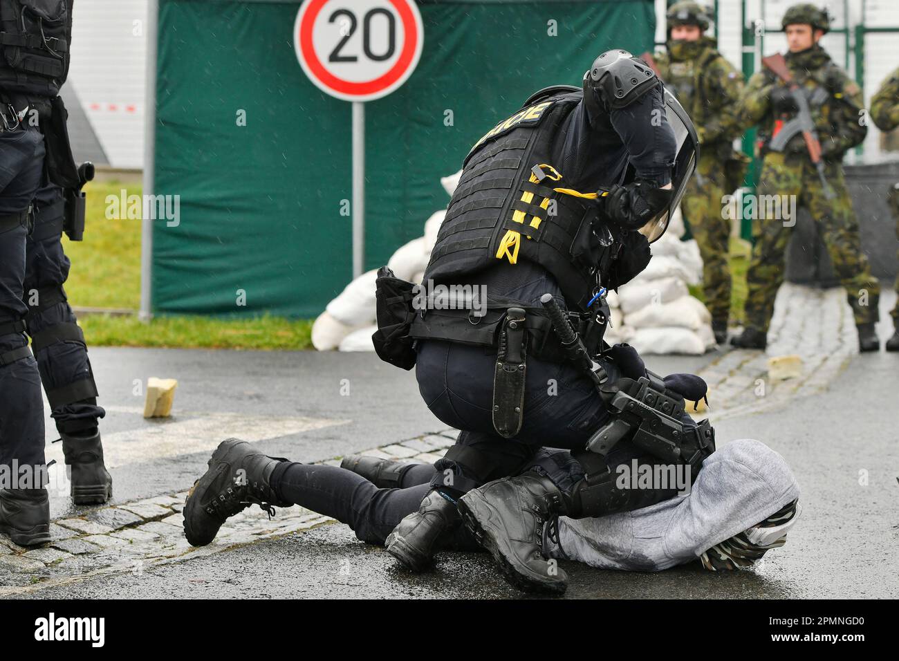Chrast, Czech Republic. 14th Apr, 2023. Media day within the Safeguard ...