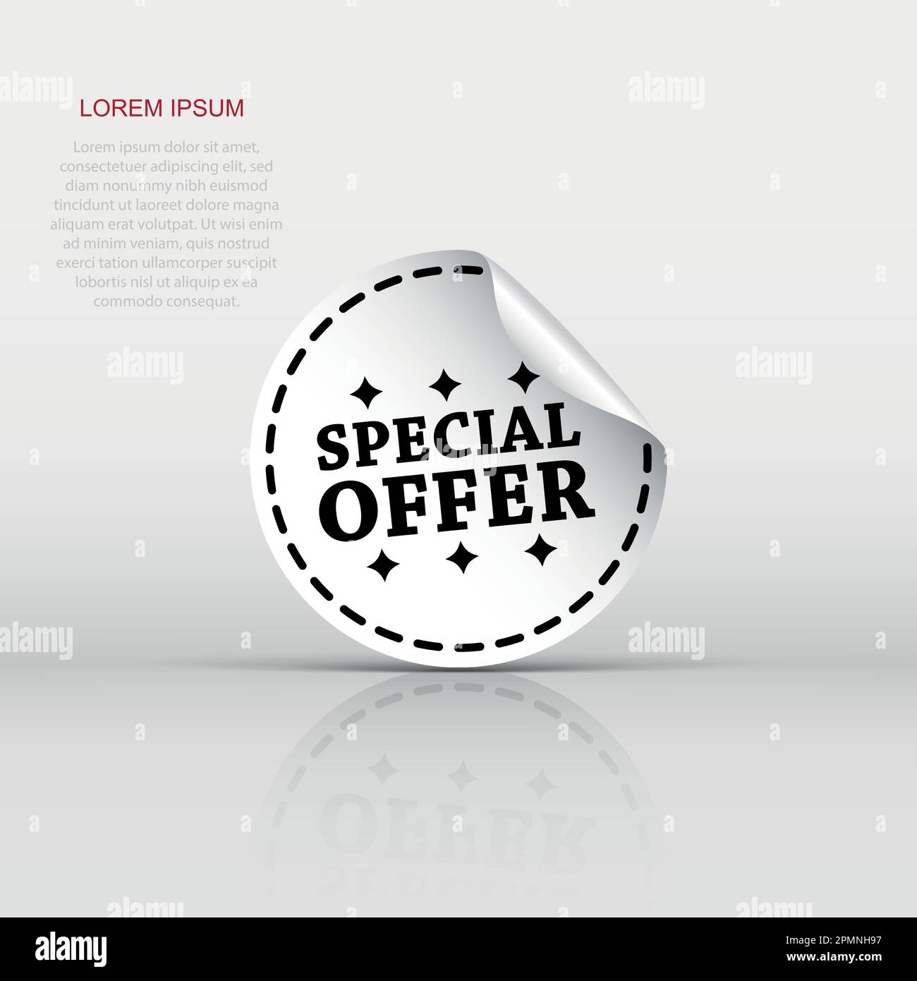 Special offer stickers. Vector illustration on white background Stock ...