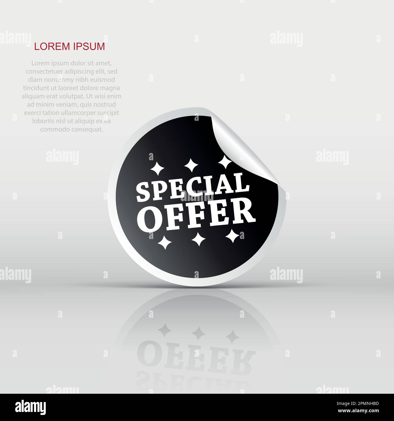 Special offer stickers. Vector illustration on white background Stock ...