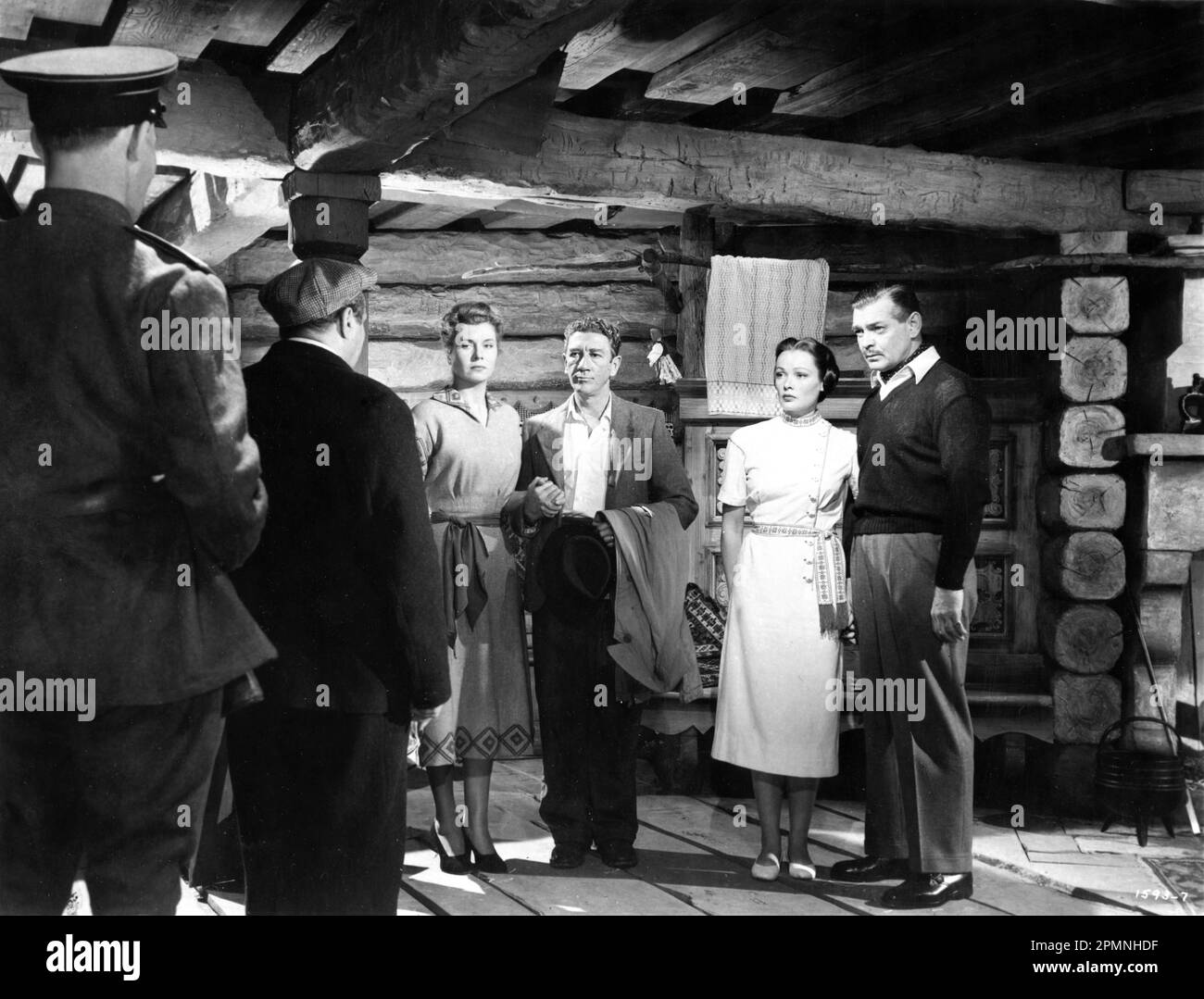 RICHARD HAYDN GENE TIERNEY and CLARK GABLE in NEVER LET ME GO 1953 ...