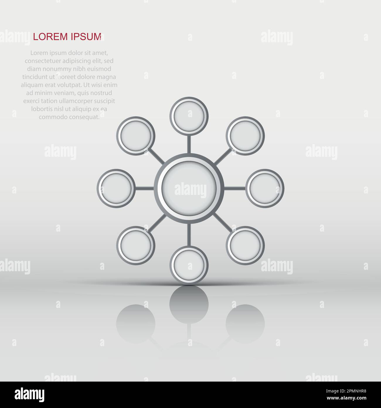 Infographic design on the white background. Flat vector illustration ...
