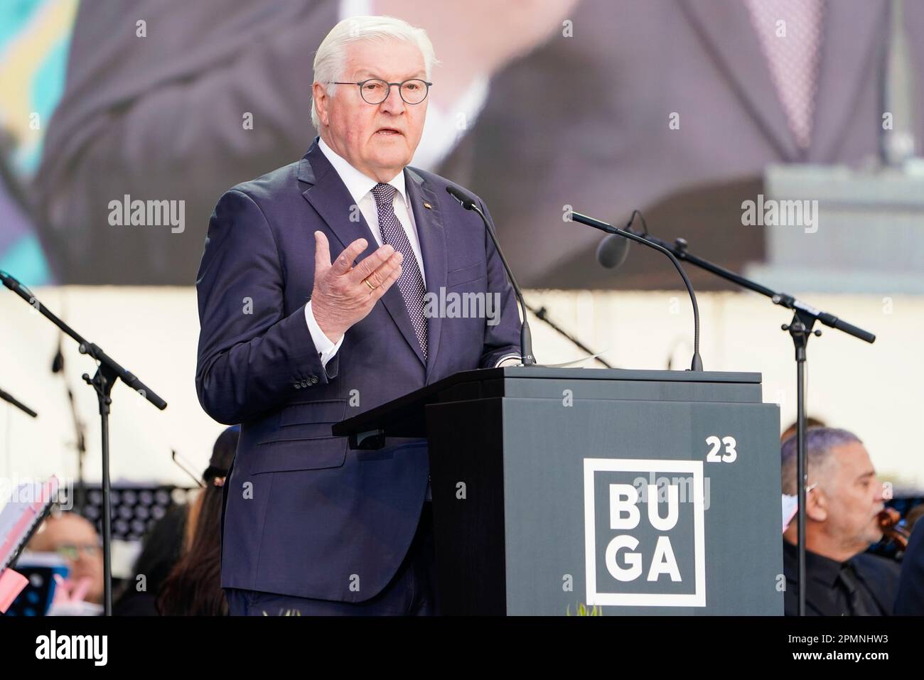 Mannheim, Germany. 14th Apr, 2023. Federal President Frank-Walter ...