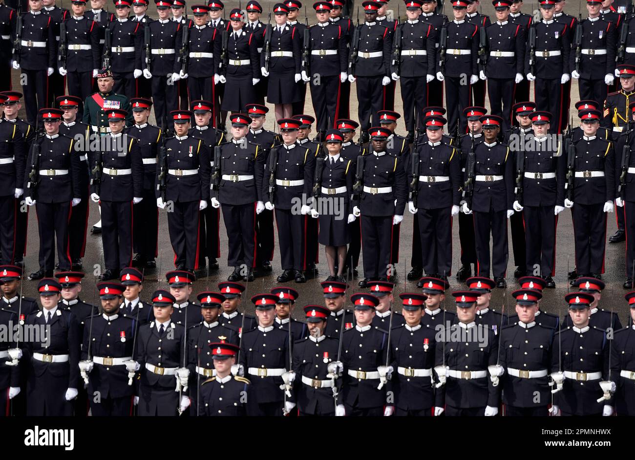 Officer Cadets on the parade ground during the 200th Sovereign's Parade ...