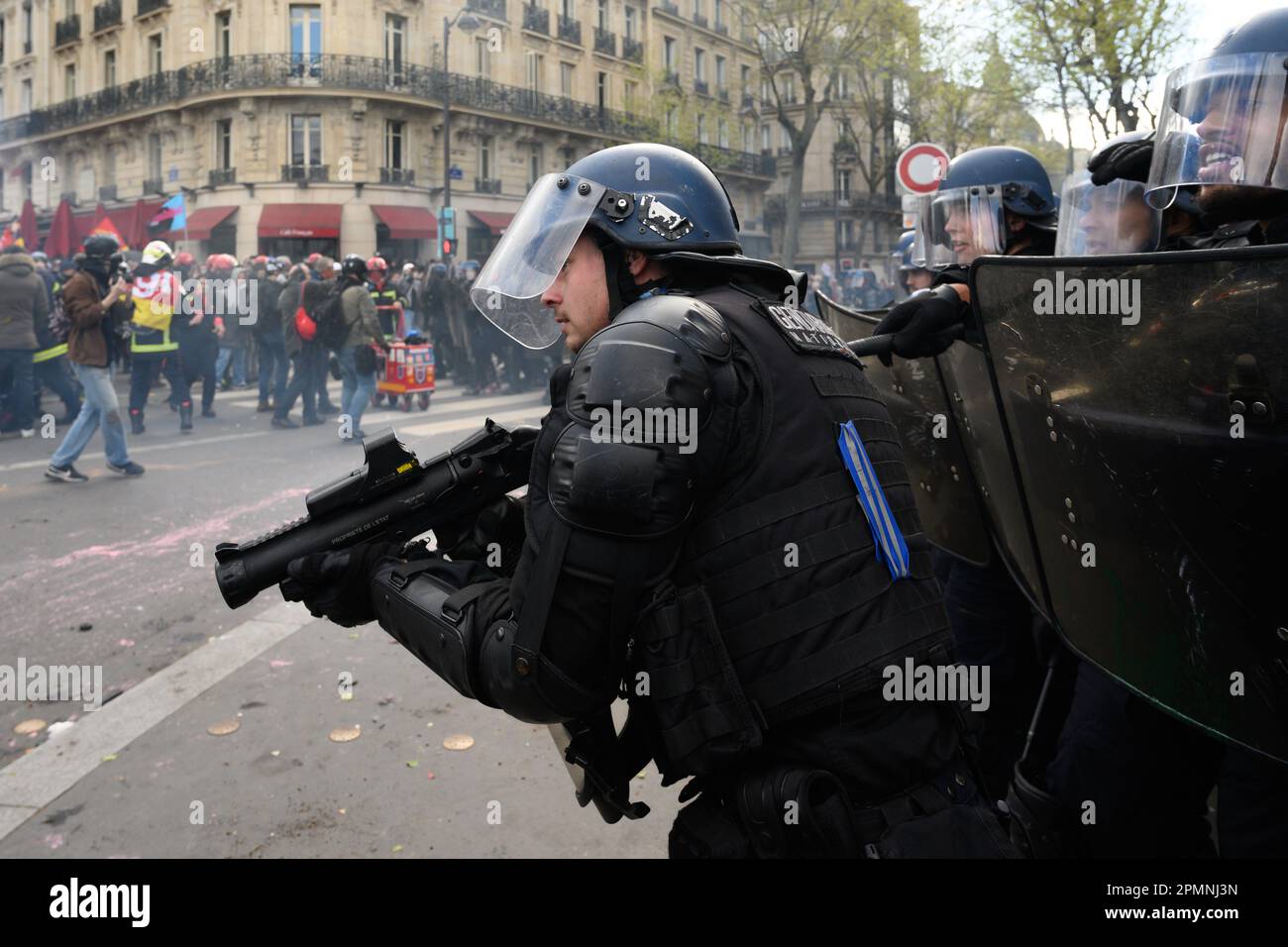 Julien Mattia / Le Pictorium - 12th day of mobilisation against the ...