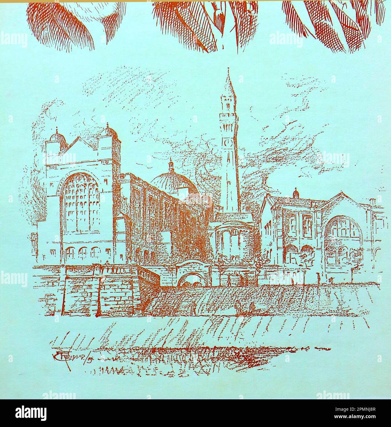 The New University Buildings, Birmingham, West Midlands, England. From ...