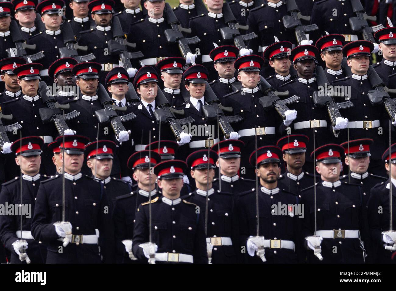 Officer Cadets on parade during the 200th Sovereign's Parade at the ...