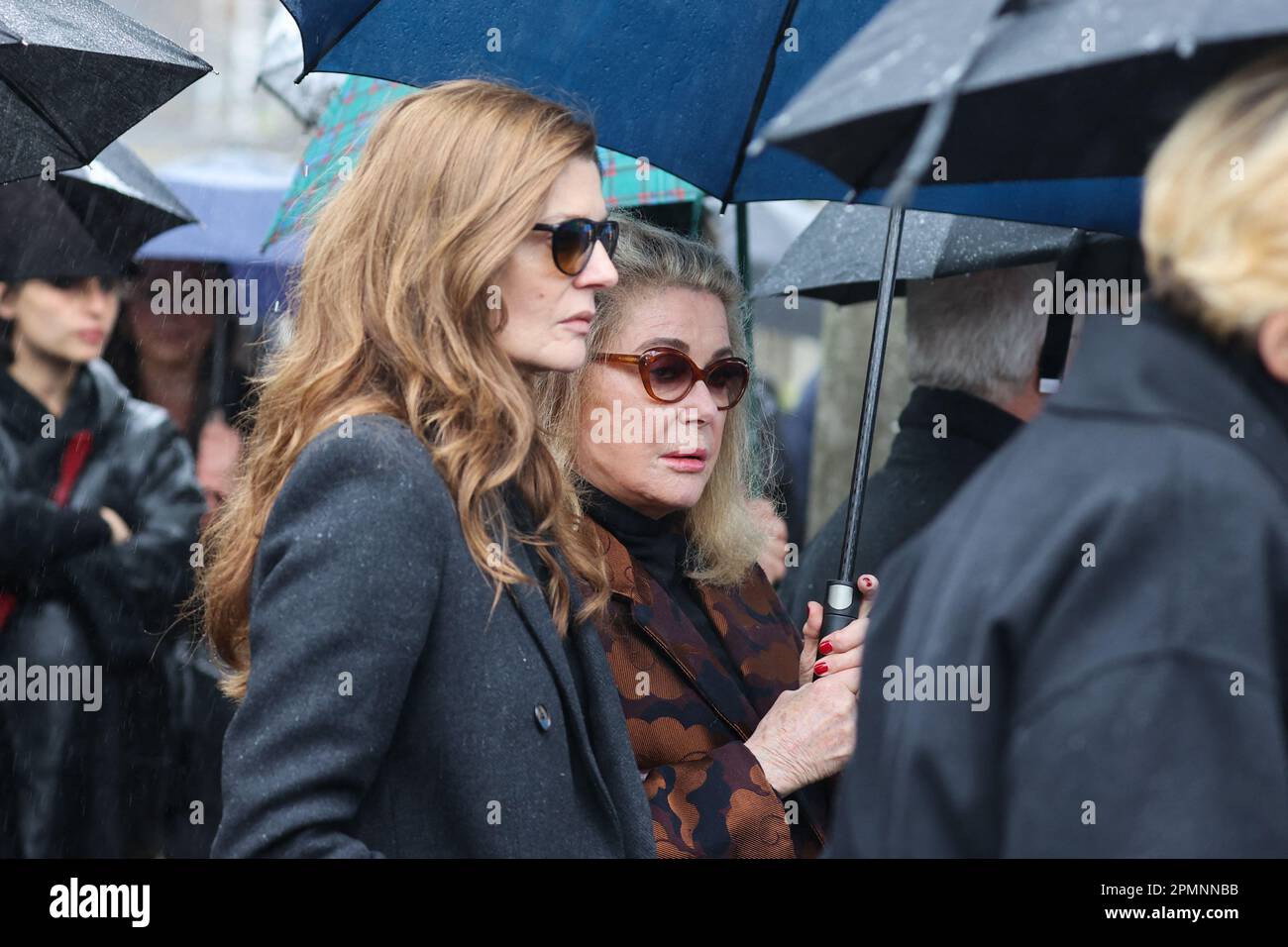 Paris, France. 14th Apr, 2023. Catherine Deneuve and Chiara Mastroianni ...