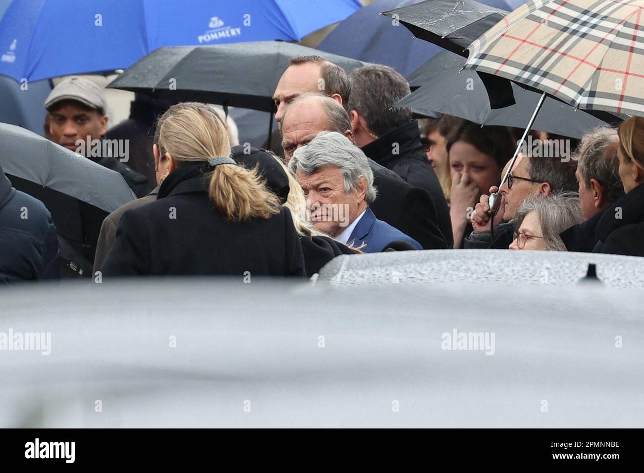 Paris, France. 14th Apr, 2023. Jean-Louis Borloo arriving at the ...