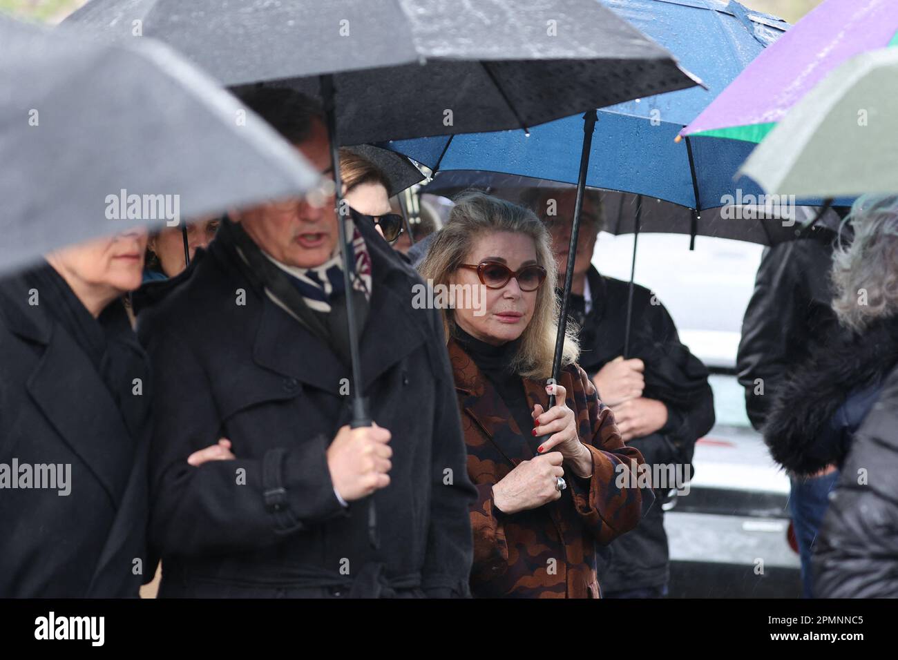Paris, France. 14th Apr, 2023. Catherine Deneuve and Chiara Mastroianni ...