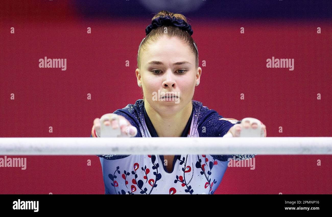 ANTALYA - Eythora Thorsdottir in action during the women's gymnastics ...