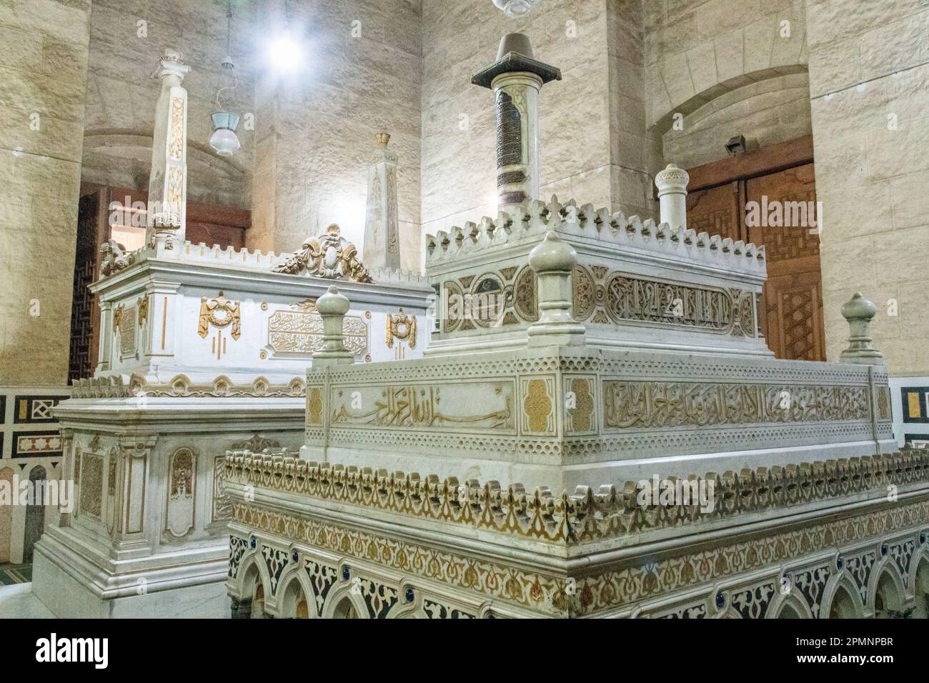 The tombs of the 3 wives of Khedive Isma'il Pasha; Djananiar Hanem ...