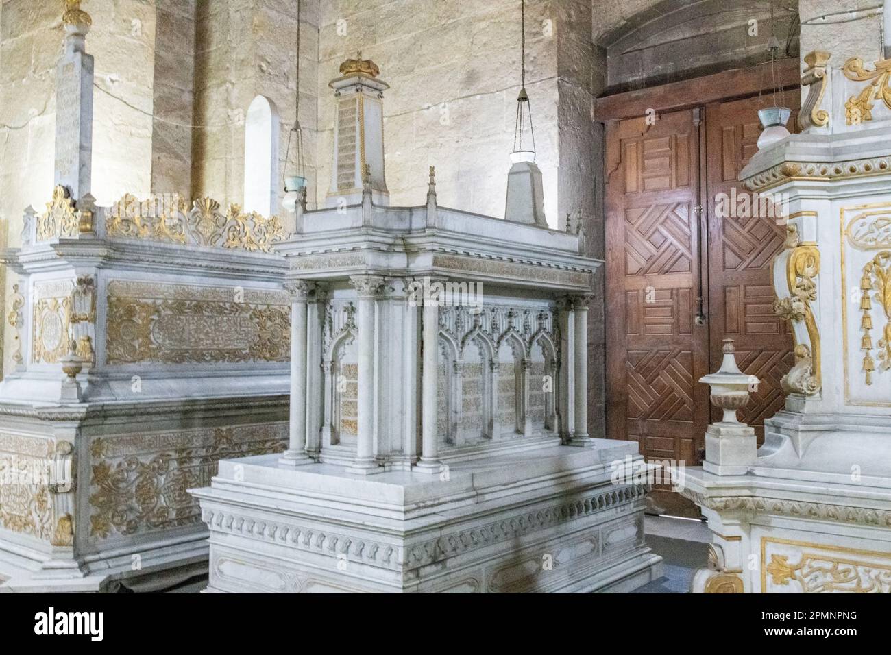 The tombs of the 3 wives of Khedive Isma'il Pasha; Djananiar Hanem ...