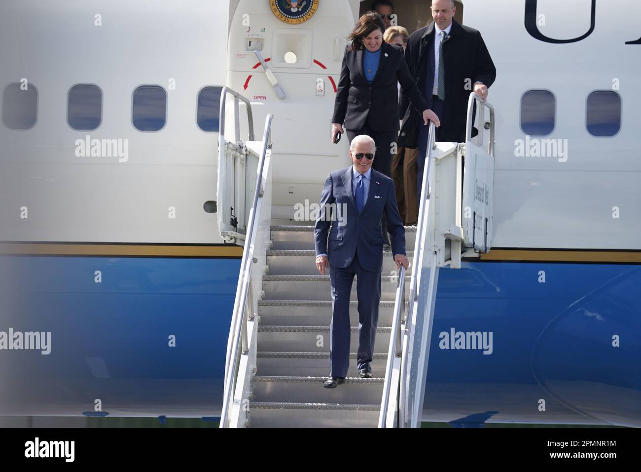 US President Joe Biden arrives at Ireland West Airport Knock, in County ...