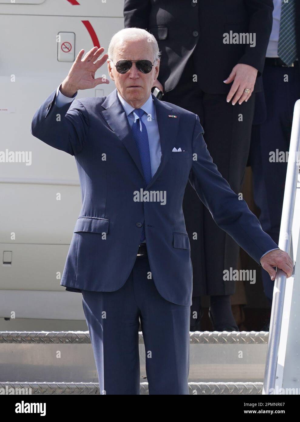 US President Joe Biden arrives at Ireland West Airport Knock, in County ...
