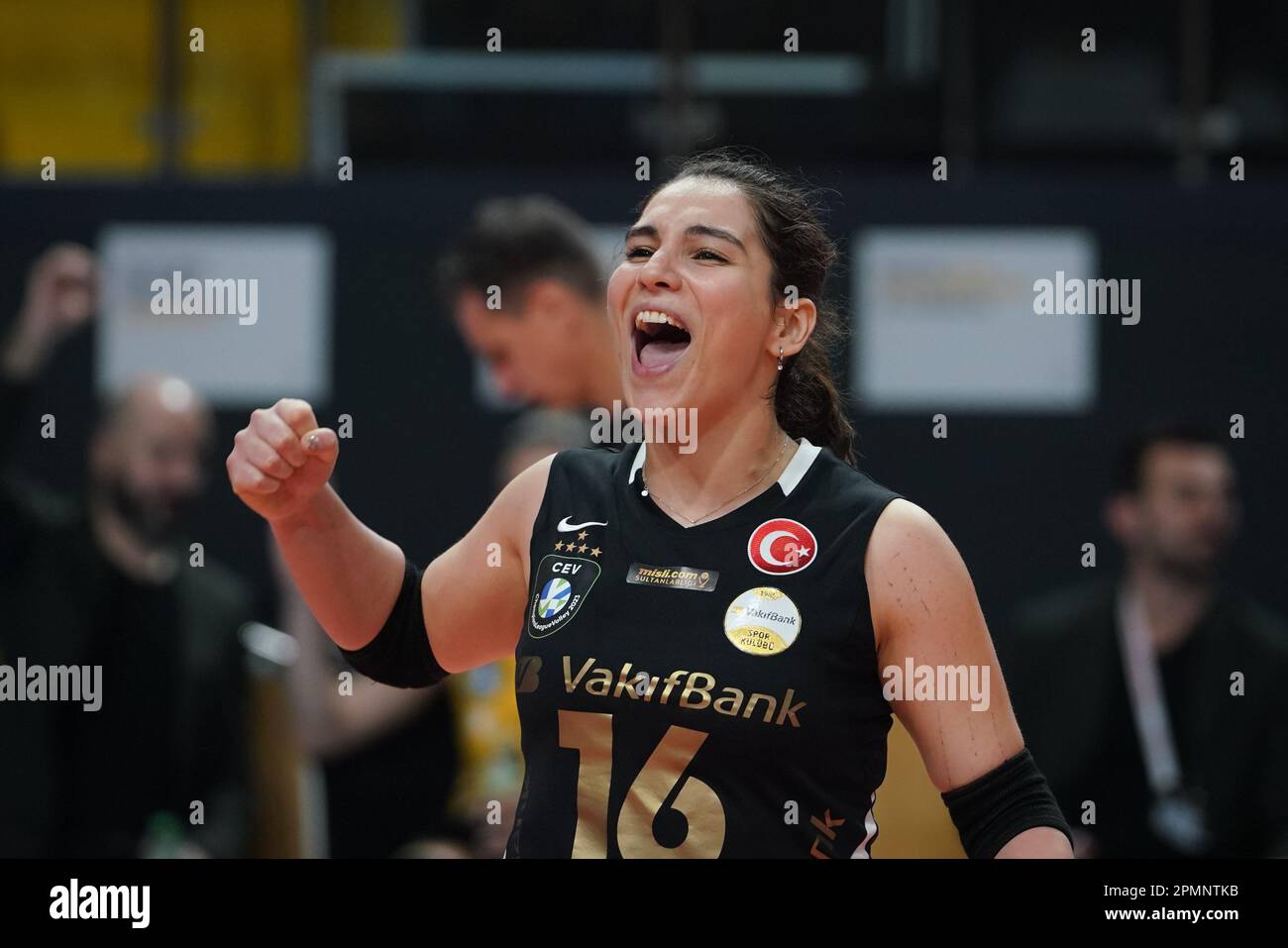 ISTANBUL, TURKIYE - NOVEMBER 27, 2022: Aylin Sarioglu Acar in Vakifbank ...