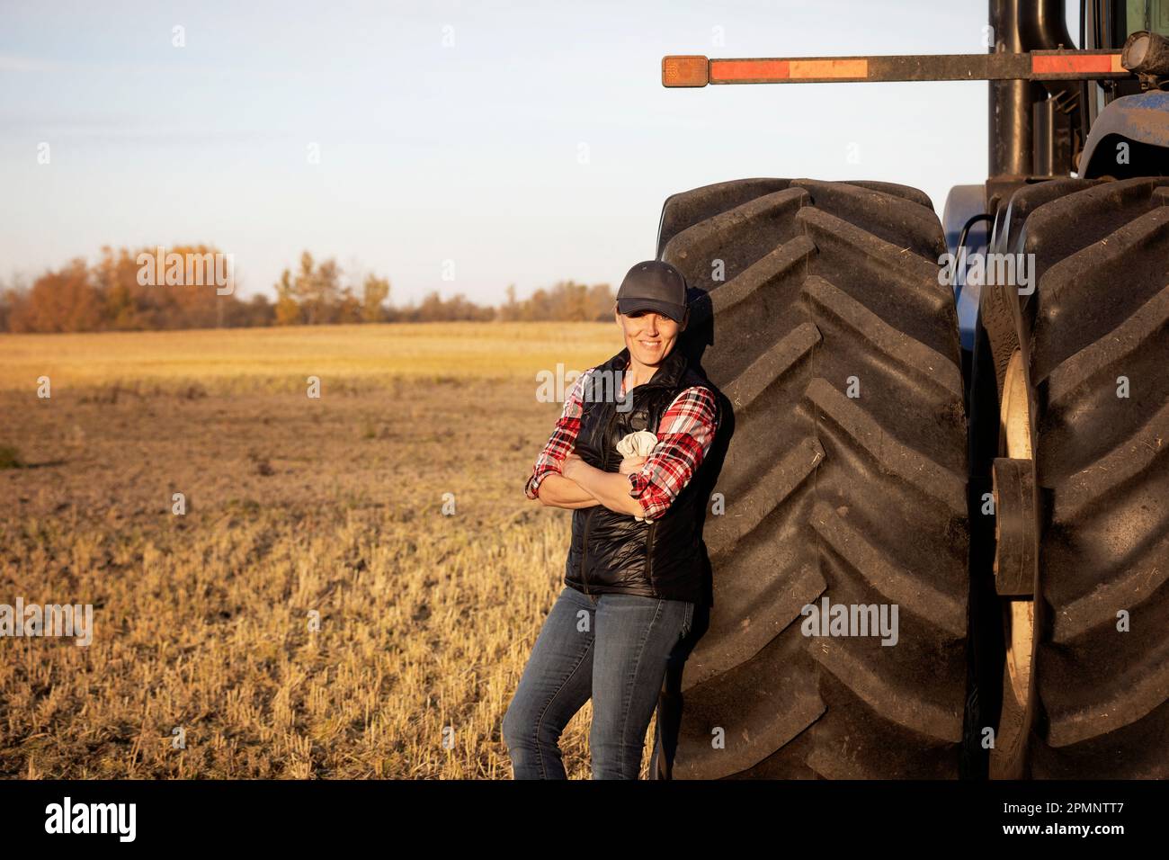 Farmer posing with tractor hi-res stock photography and images - Alamy