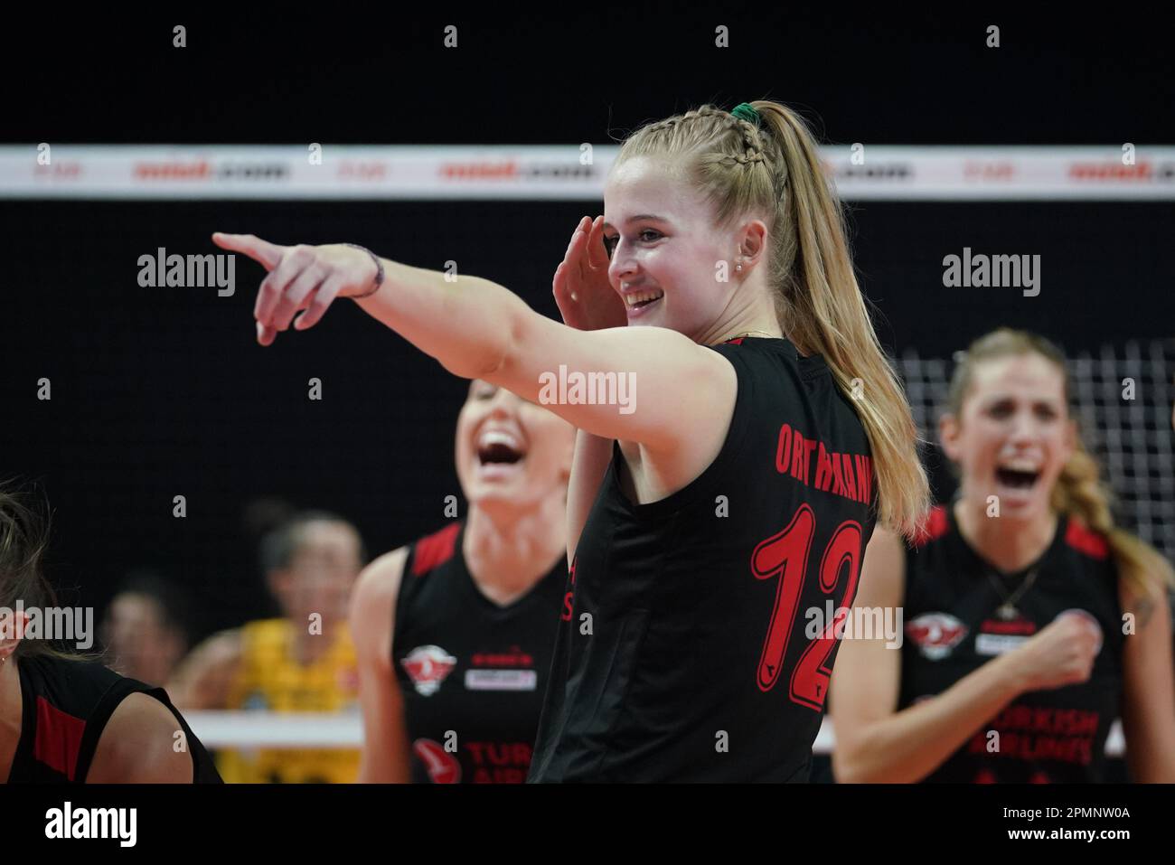 ISTANBUL, TURKIYE - NOVEMBER 27, 2022: Hanna Orthmann in Vakifbank vs ...