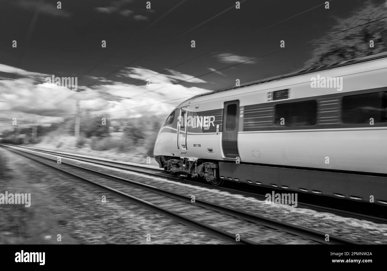 Lner azuma class 800 Black and White Stock Photos & Images - Alamy