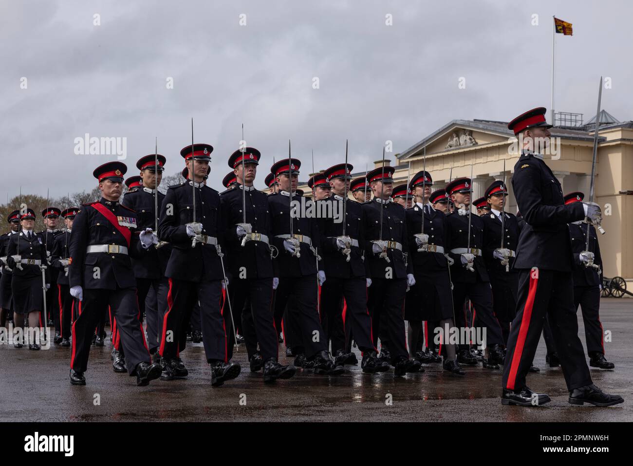 Officer Cadets on parade during the 200th Sovereign's Parade at the ...