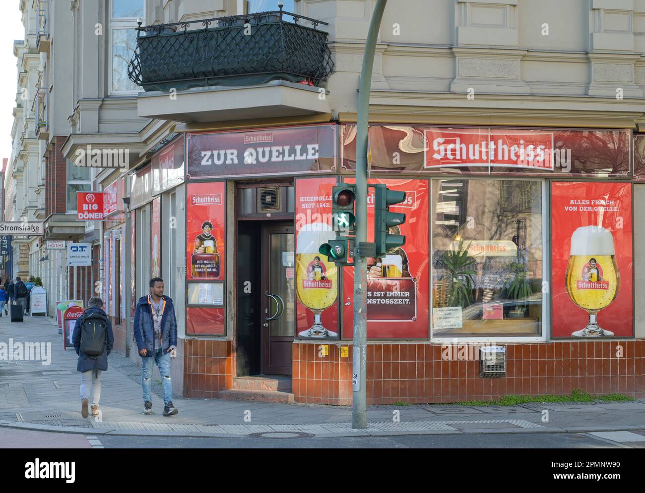 Eckkneipe Zur Quelle, Stromstraße, Moabit, Mitte, Berlin, Deutschland ...