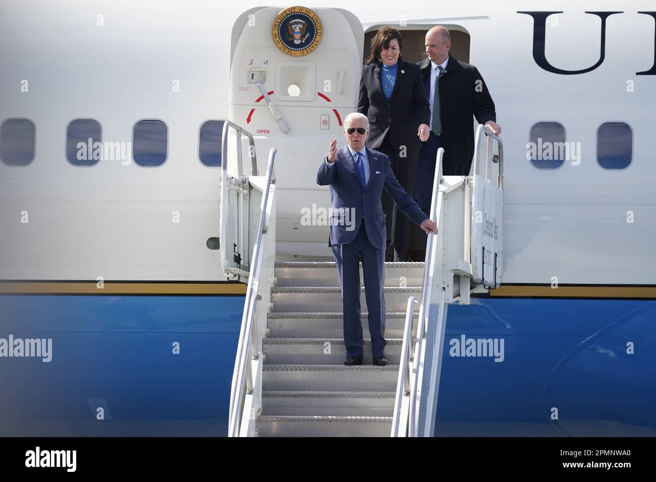 US President Joe Biden arrives at Ireland West Airport Knock, in County ...