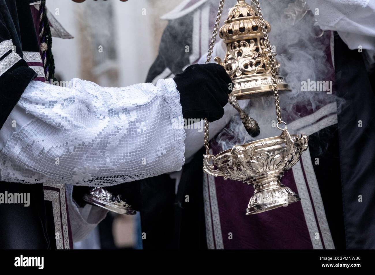 Catholic altar boys holding church hi-res stock photography and images ...