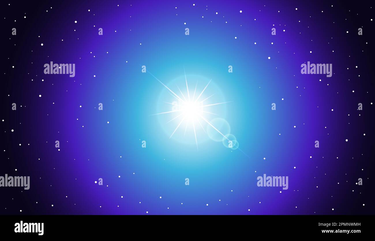 Blue cartoon star shining Stock Vector Images - Alamy