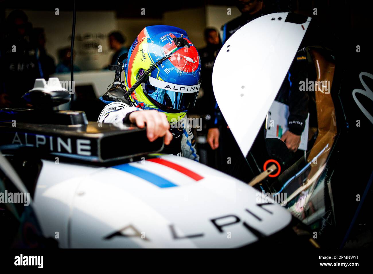 Portimao, Portugal. 14th Apr, 2023. VAXIVIERE Matthieu (fra), Alpine ...