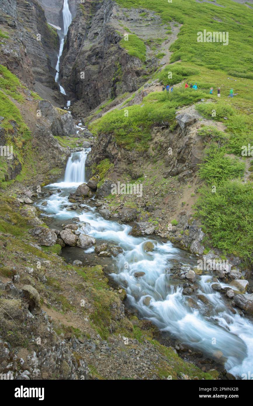 Vertical view waterfall cascading hi-res stock photography and images ...