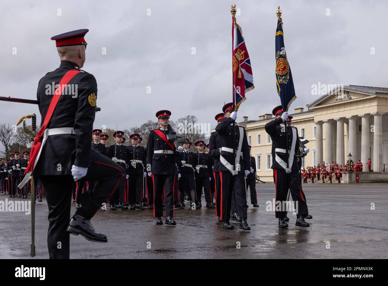 The new colours during the 200th Sovereign's Parade at the Royal ...