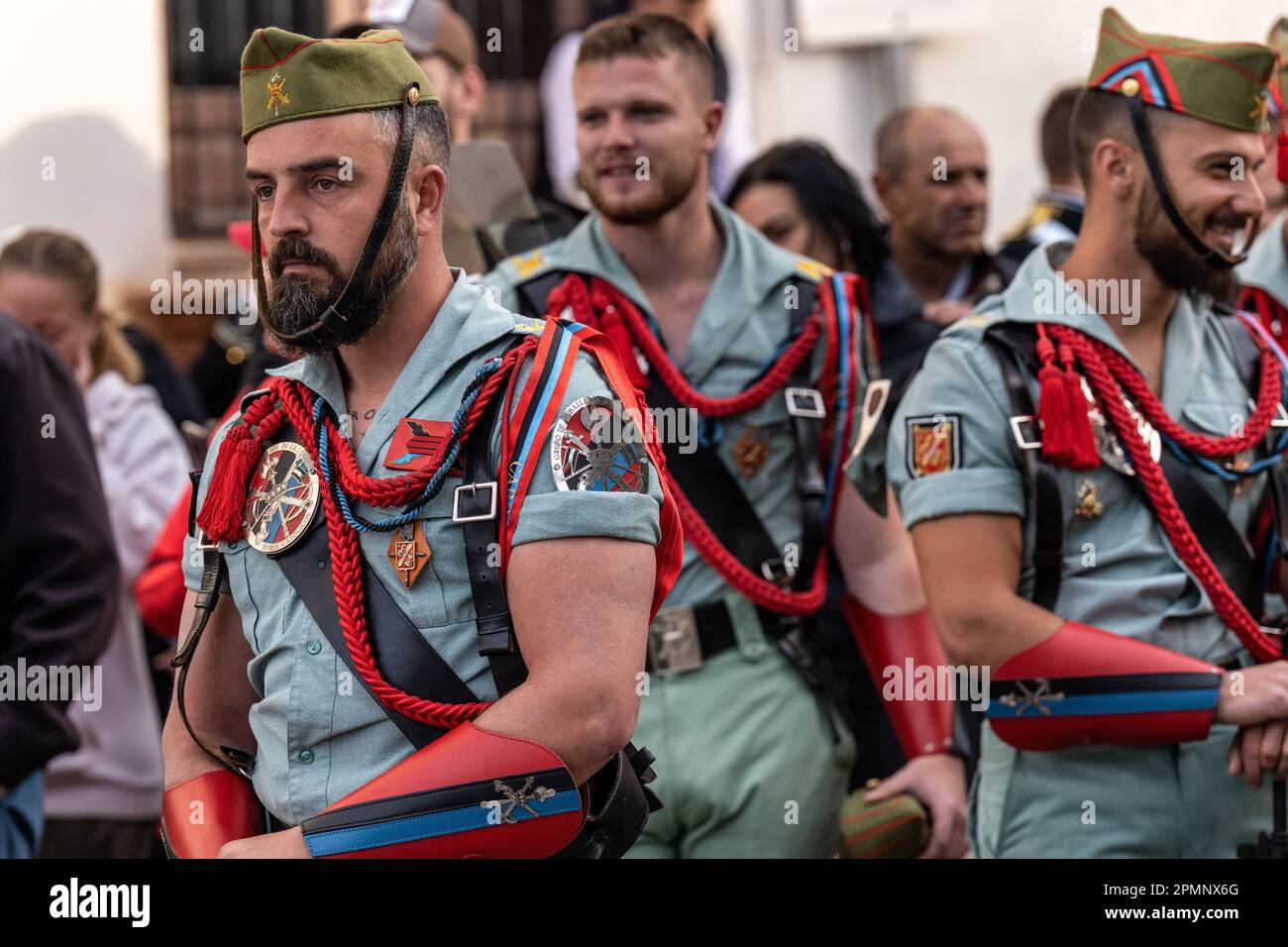 Members of the Spanish Foreign Legion prepare to lead a Good Friday ...