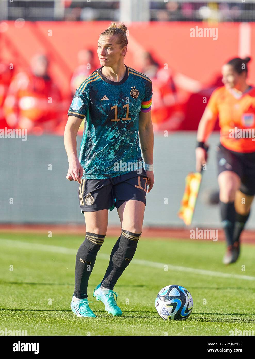 Alexandra Popp, DFB 11 in the friendly DFB women match GERMANY - BRASIL ...