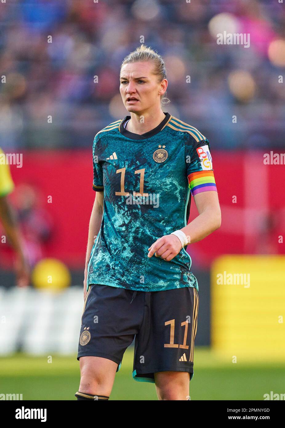 Alexandra Popp, DFB 11 in the friendly DFB women match GERMANY - BRASIL ...