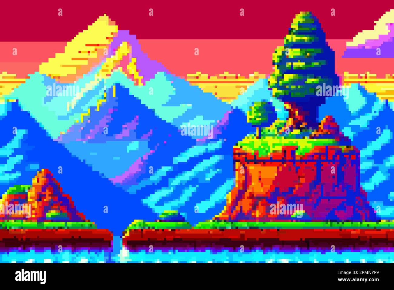 8 Bit Landscape