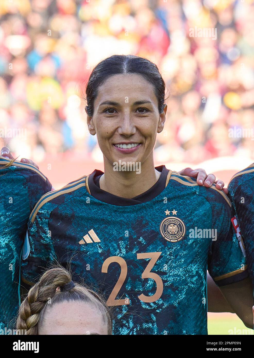 Sara Doorsoun, DFB 23 in the friendly DFB women match GERMANY - BRASIL ...
